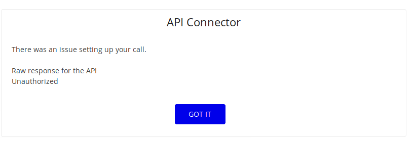 Bubble Api Connector Giving Unauthorized Error Apis Bubble Forum