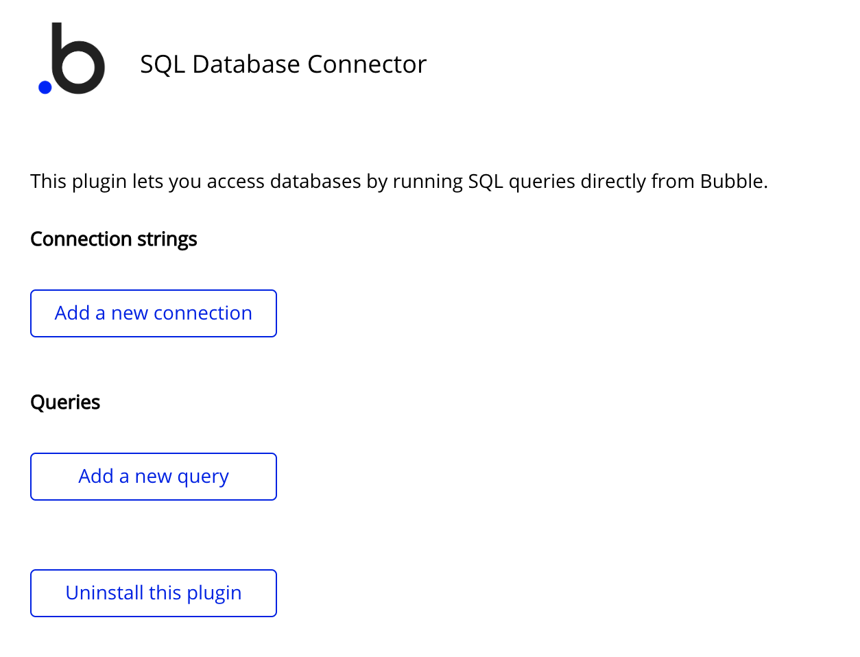 SQL Database Connector - Add new connection doesn't work - Plugins - Bubble Forum
