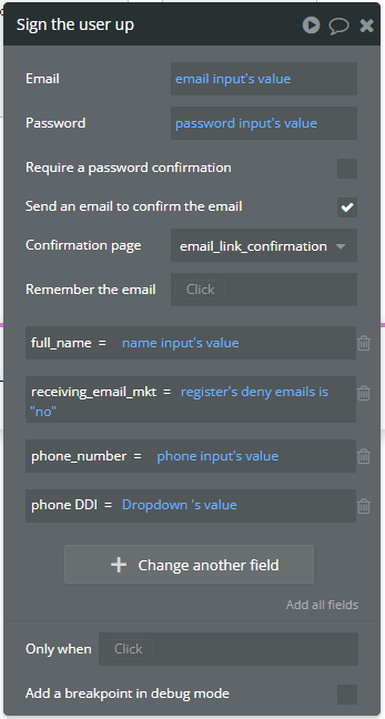 Bubble not signing users up correctly - Database - Bubble Forum