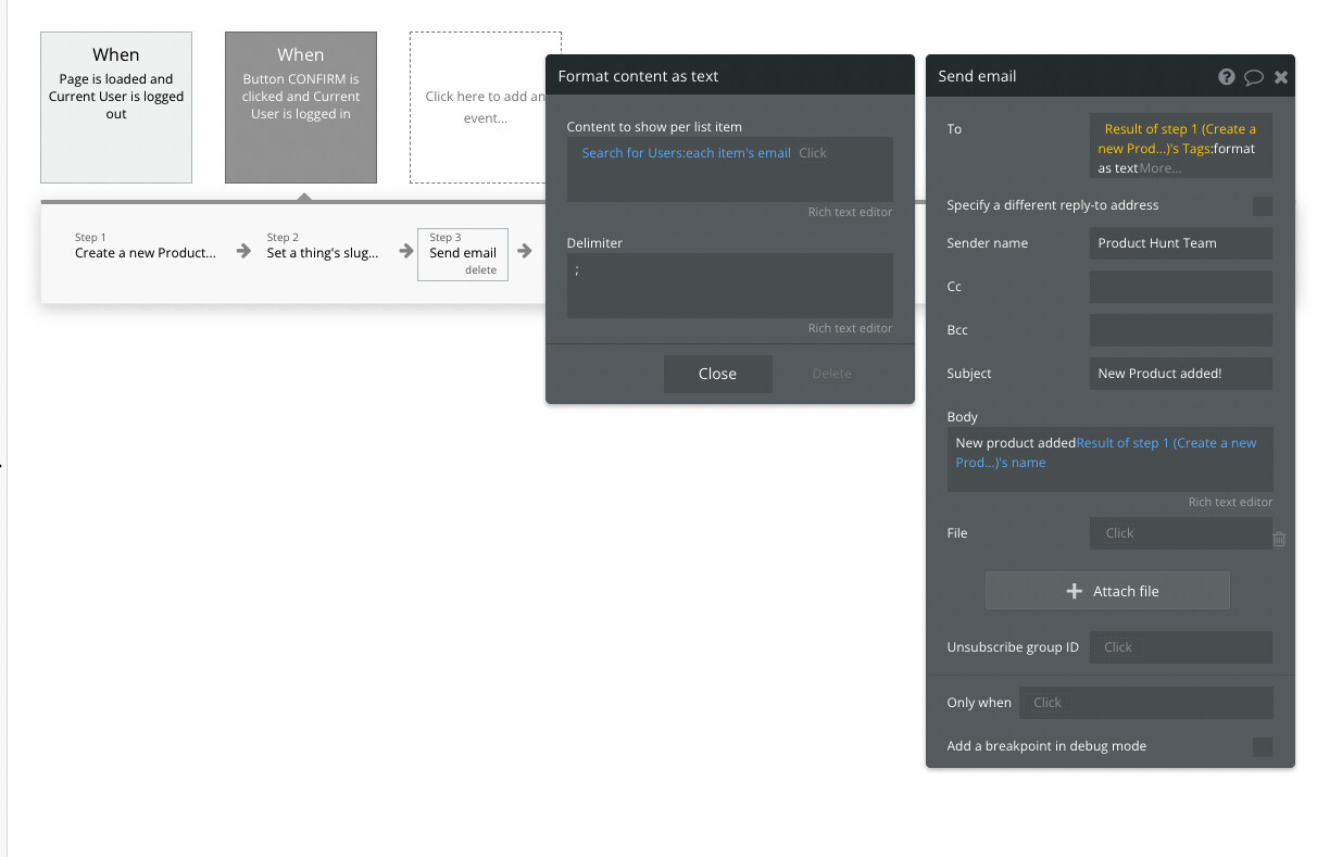 Trigger event when data changes - #15 by furkan - Database - Bubble Forum