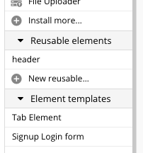 Signup/login popup reusable element, where is it? - Need help - Bubble Forum