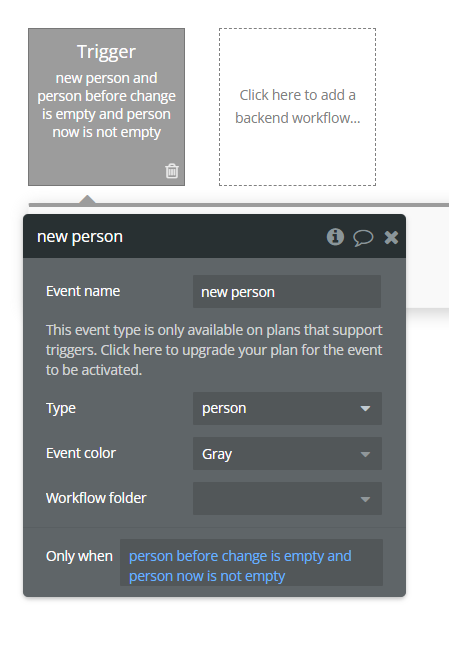 How To Create An Event When A New Entry Is Created In The Database Database Bubble Forum 5614