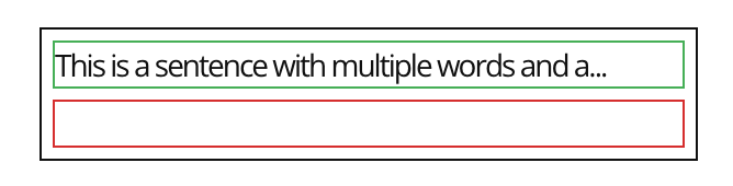 How To Truncate Text With Ellipsis When Word Is Too Long Need Help