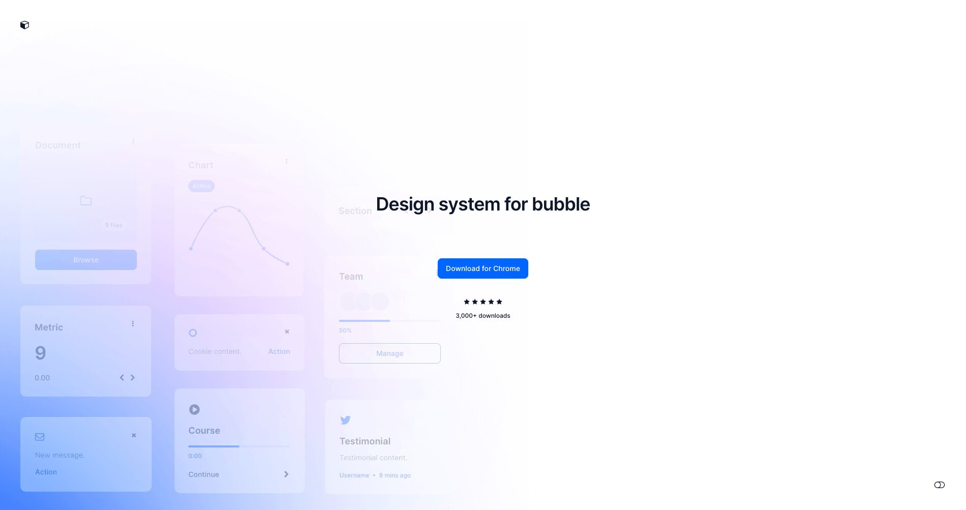 Frames ― A modular design system for Bubble - Page 11 - Showcase ...