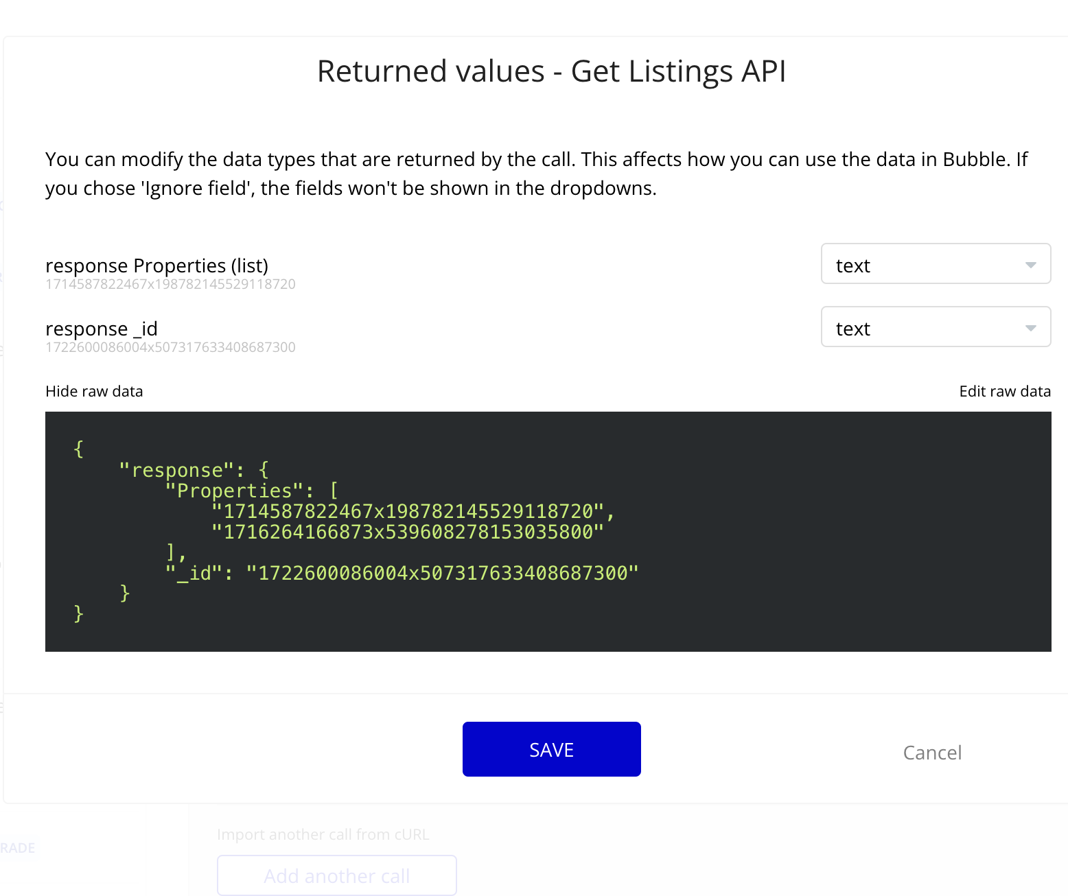 Extracting a list of data from API Response - APIs - Bubble Forum