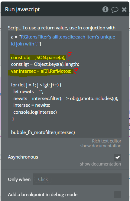 Help with tollbox javascript using list of values - Plugins - Bubble Forum