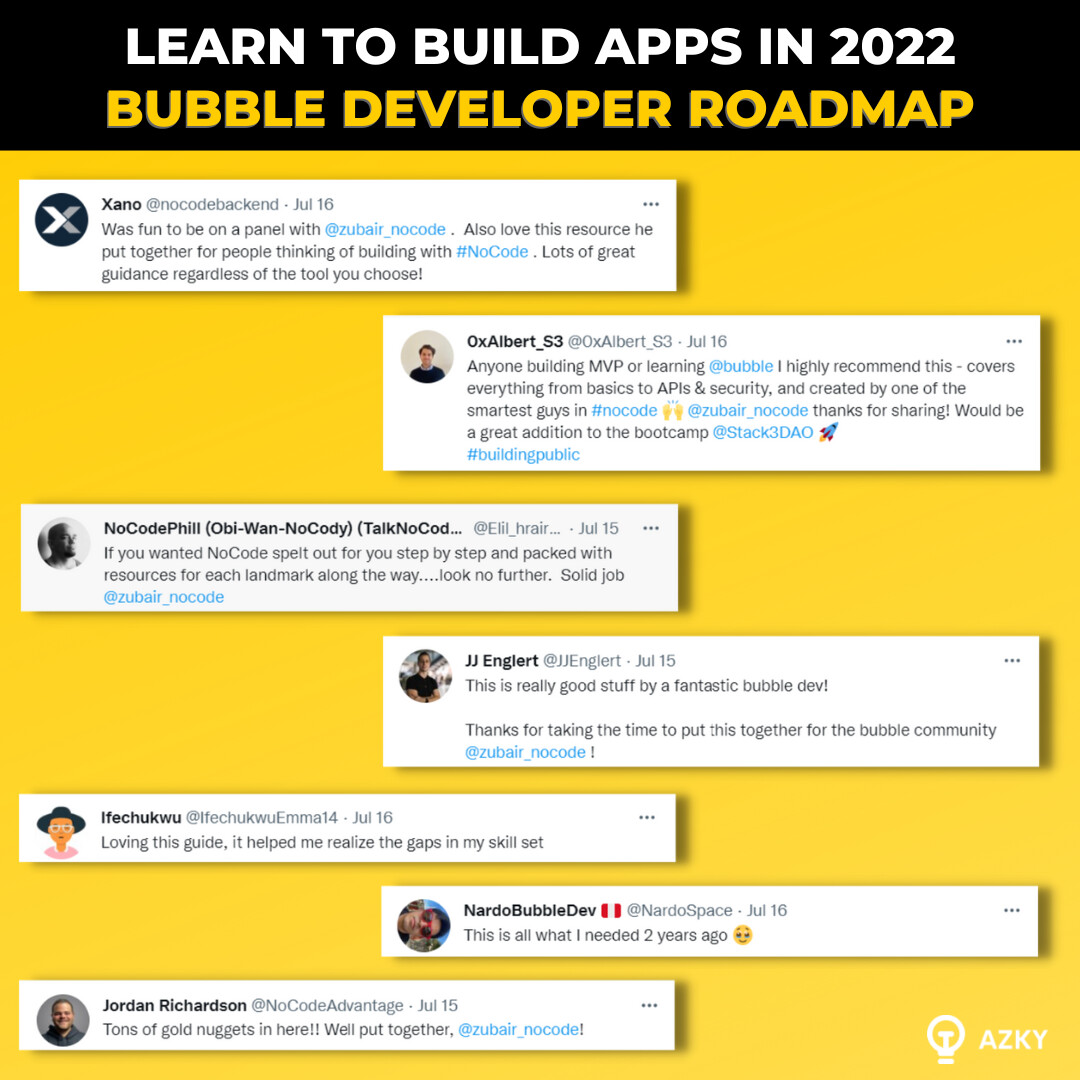 Introducing the Bubble Developer Roadmap! - Showcase - Bubble Forum