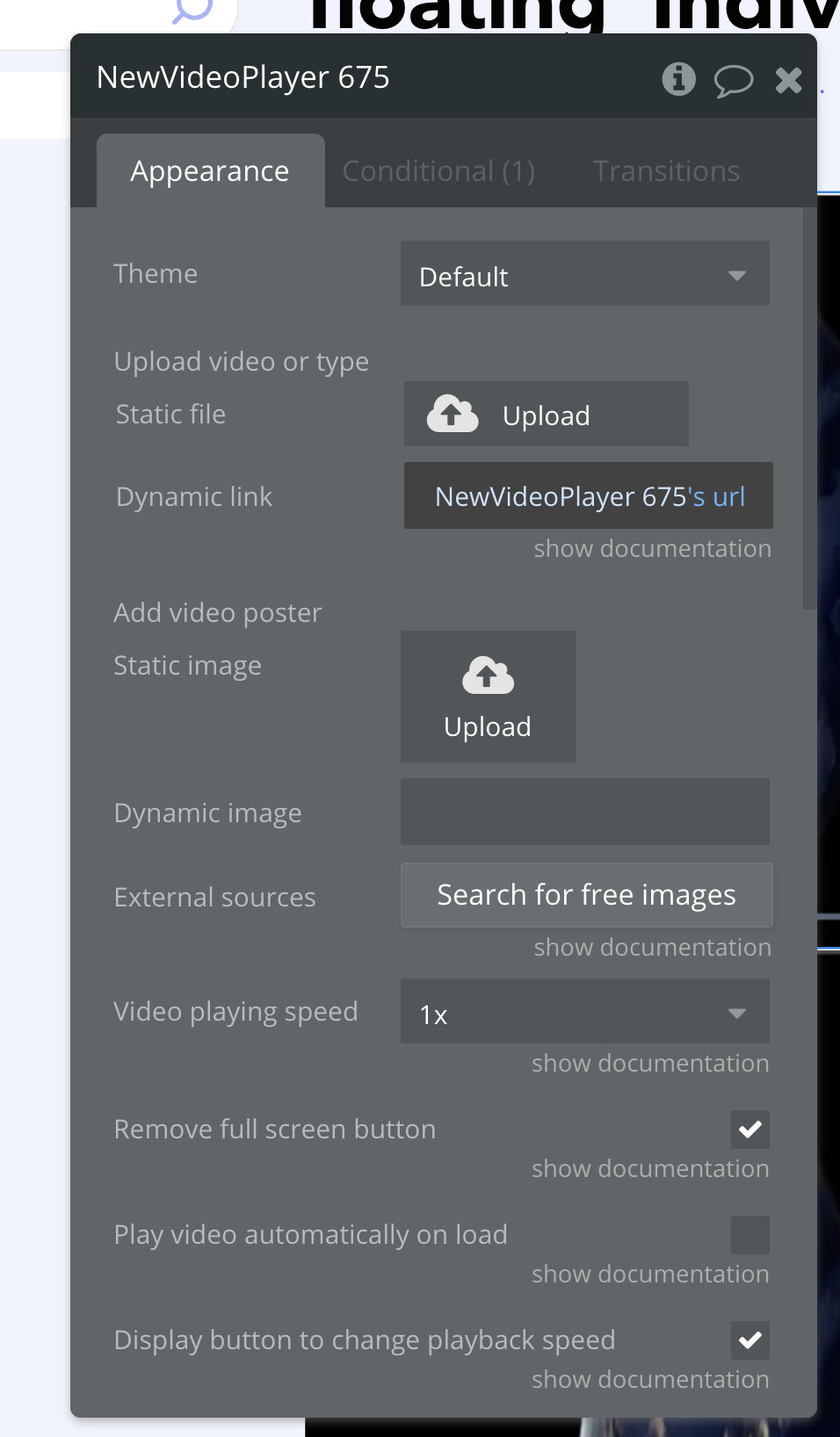 New Plugin from Zeroqode - Video Player - #111 by lankri.erez - Plugins - Bubble Forum