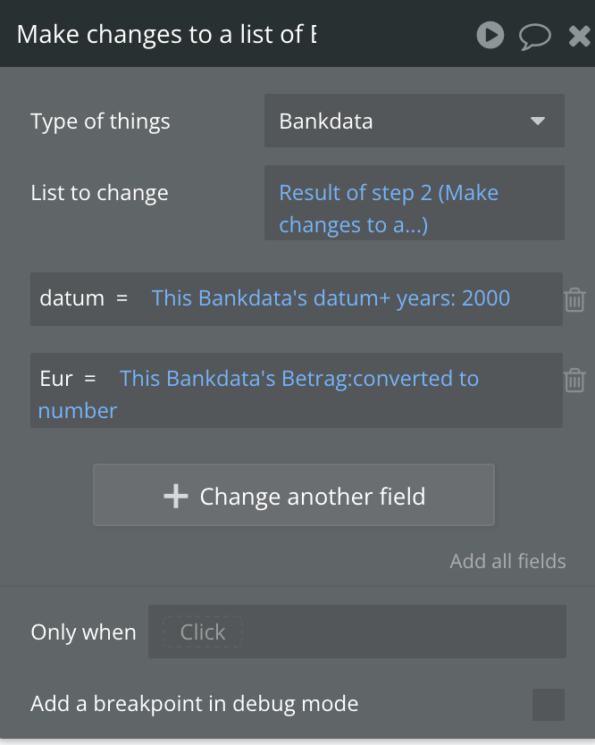 Save only positive numbers of List of Things in Workflows - Database - Bubble Forum