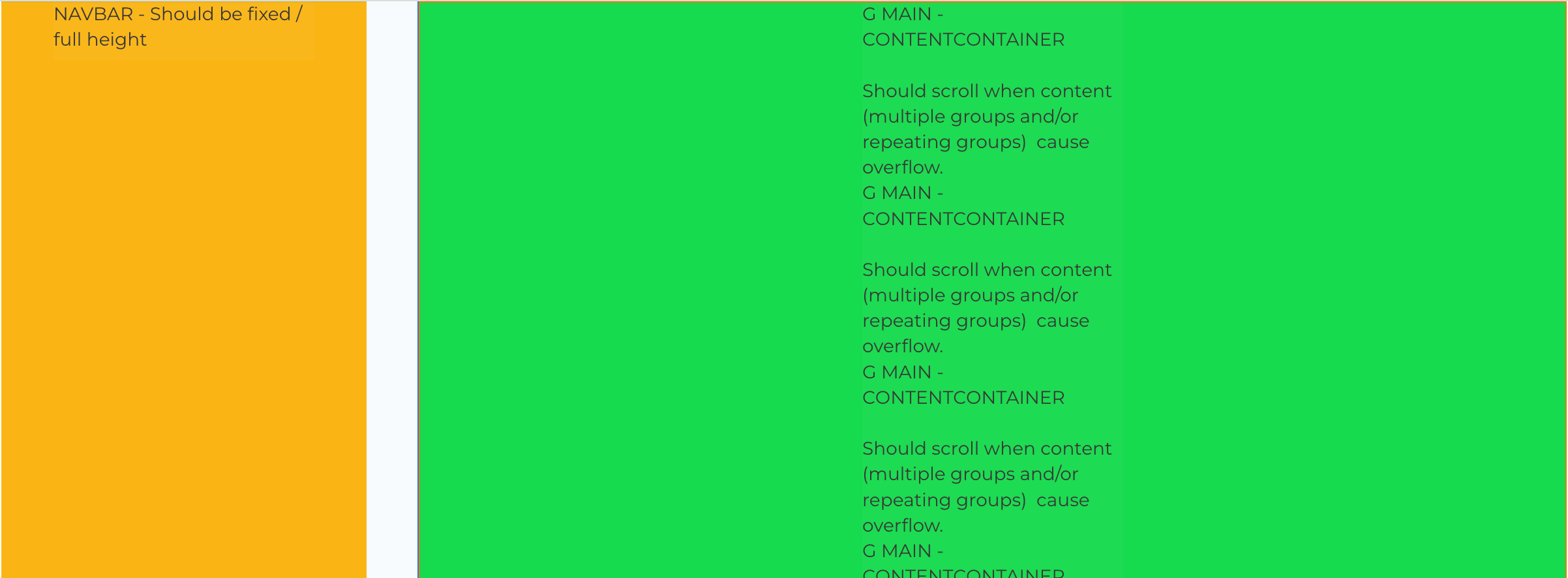 Fixed full height navbar alongside scrollabel content container - New ... Fixed full height navbar alongside scrollabel content container - New ...