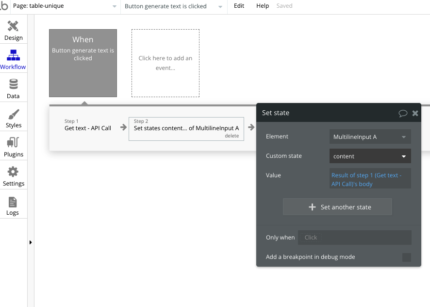 Multiline Input Not Getting Value Of Dynamically Generated Text Need Help Bubble Forum