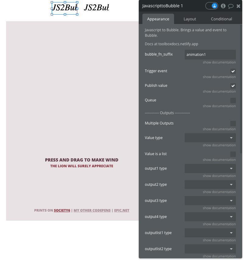 Htmlcssjs On Bubble For Awesome Animations Need Help Bubble Forum