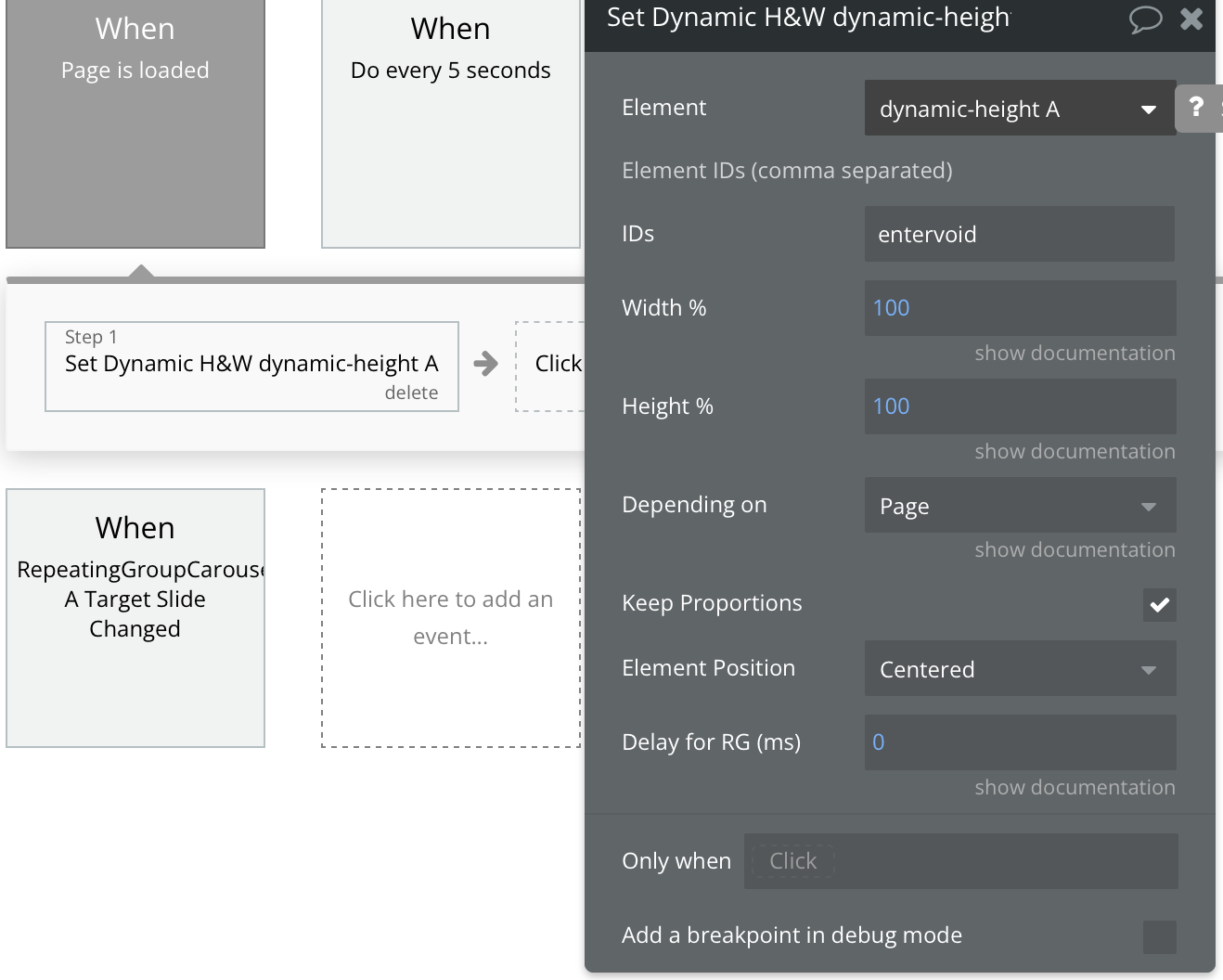 How do we get the page height and port view so we can save it as a custom state? - Mobile ...
