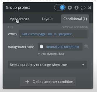 "Project" Conditional not conditioning - Need help - Bubble Forum