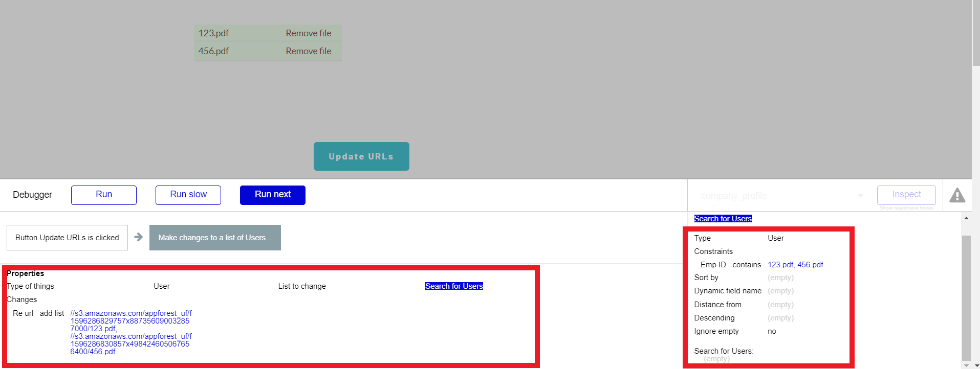 Is there any way to do for each condition for Multi-File Uploader files? - Database - Bubble Forum