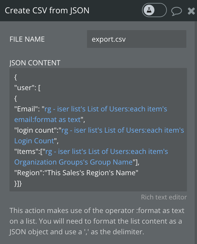 1T - CSV Creator 3.0 - #331 by agiledood - Showcase - Bubble Forum