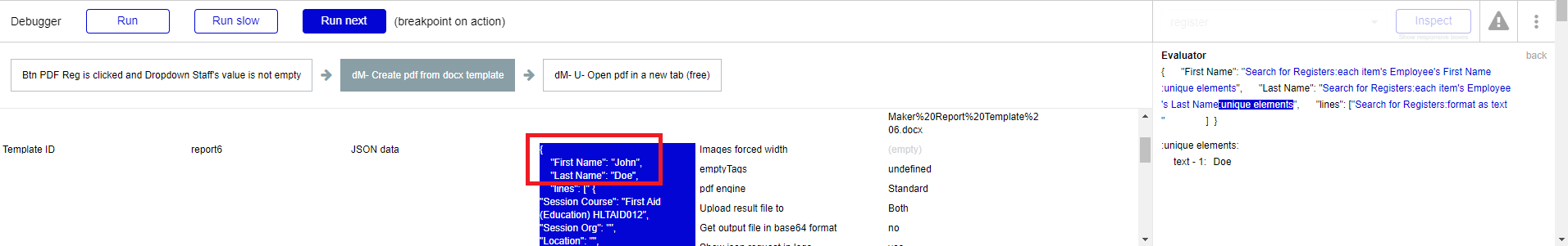 docMaker PDF template - repeating group - Database - Bubble Forum