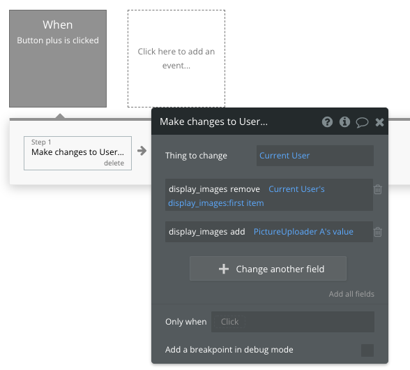 How to make picture uploader remove previous picture (dynamic image) when uploading new one ...