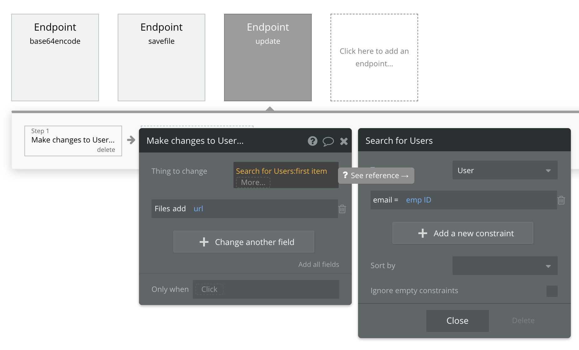Is There Any Way To Do For Each Condition For Multi File Uploader Files Database Bubble Forum