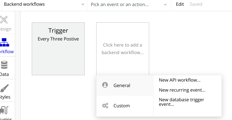 Backend Trigger Based On Data Database Bubble Forum