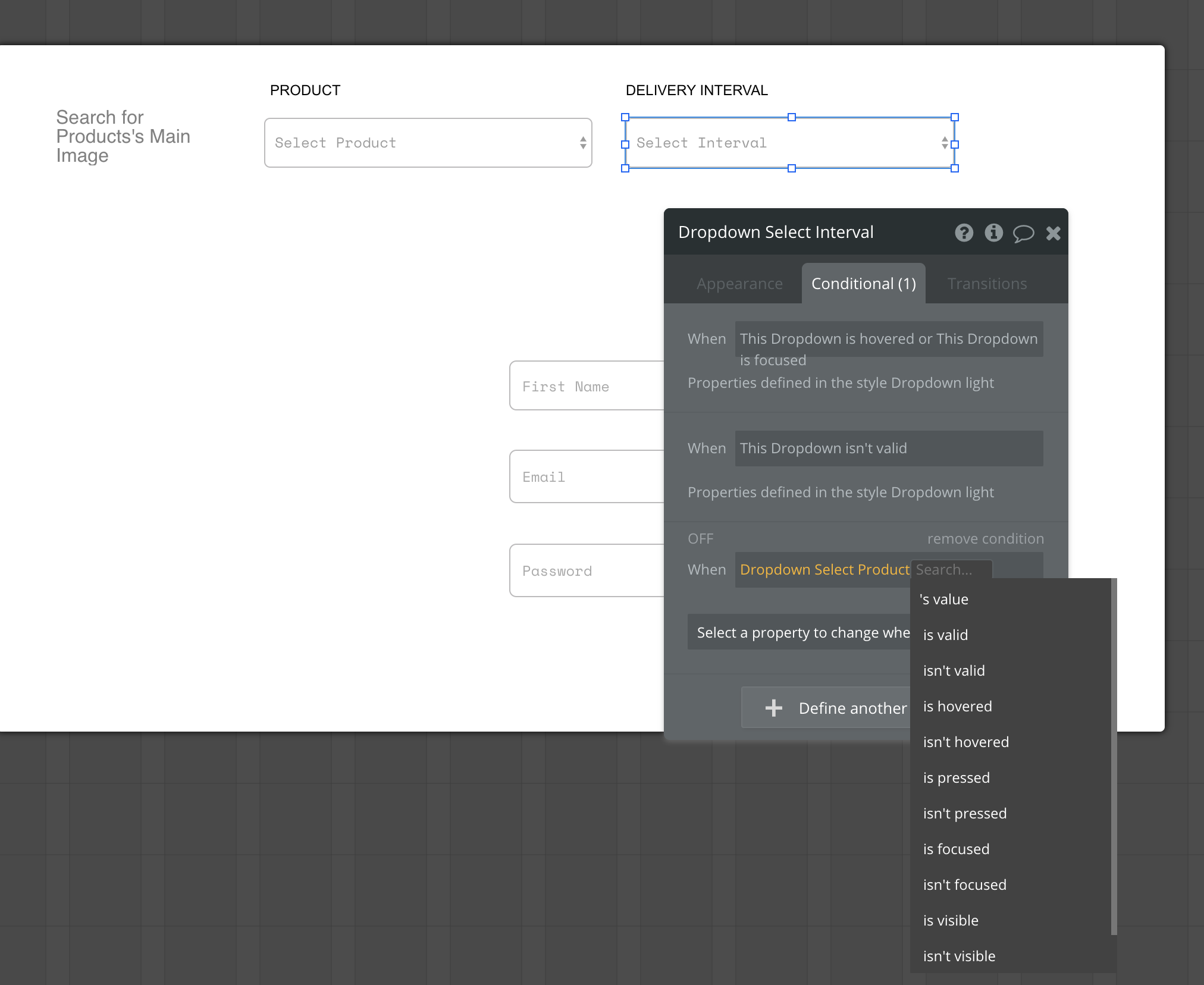 Conditional dropdowns - Database - Bubble Forum