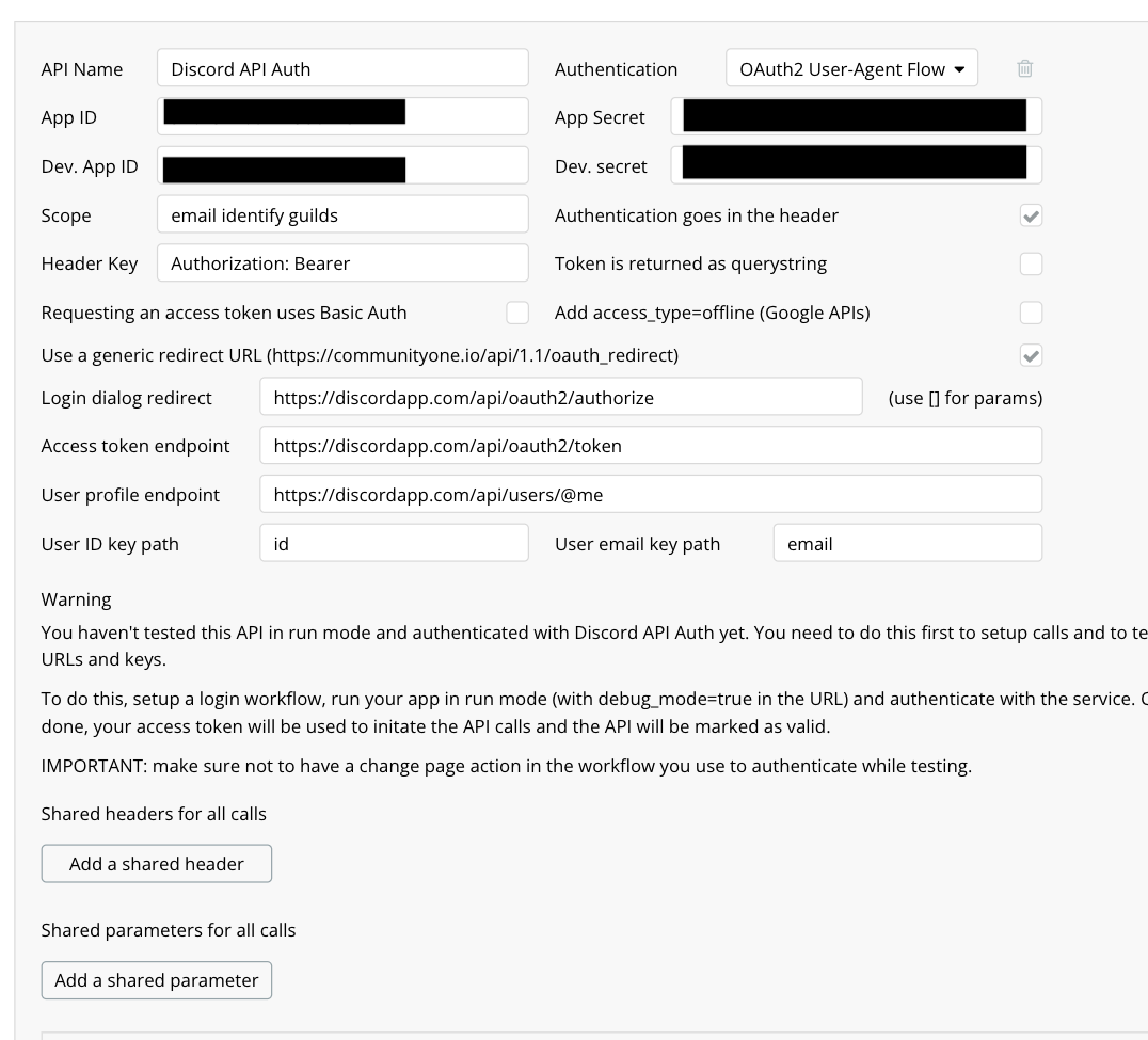 Test Api Oauth In Run Mode Apis Bubble Forum
