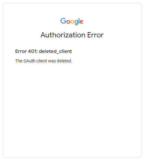Google Login/Signup take 401 error: deleted_client - Need help - Bubble Forum