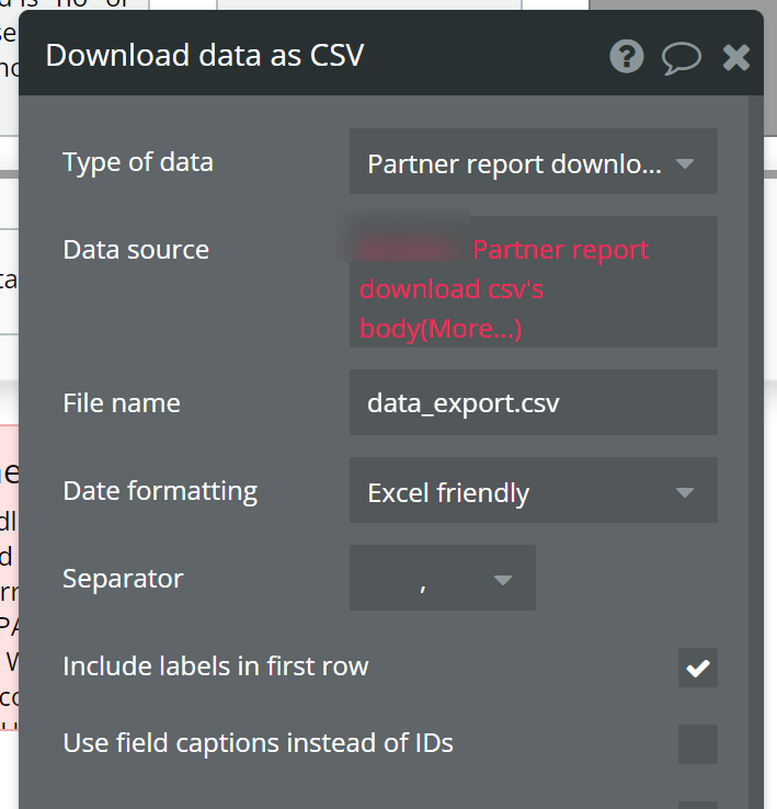 Api body to csv - APIs - Bubble Forum