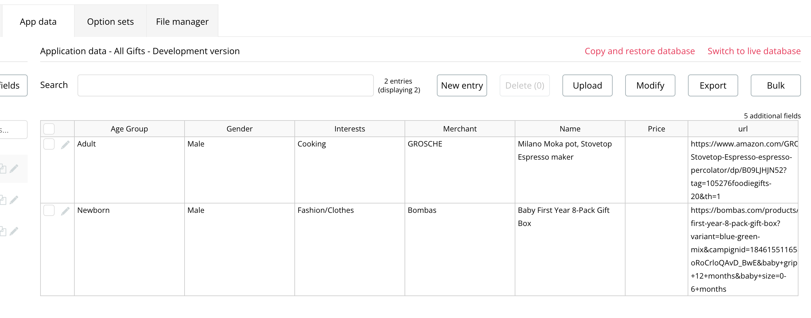 Using Inputs To Filter A Datasets Results Database Bubble Forum