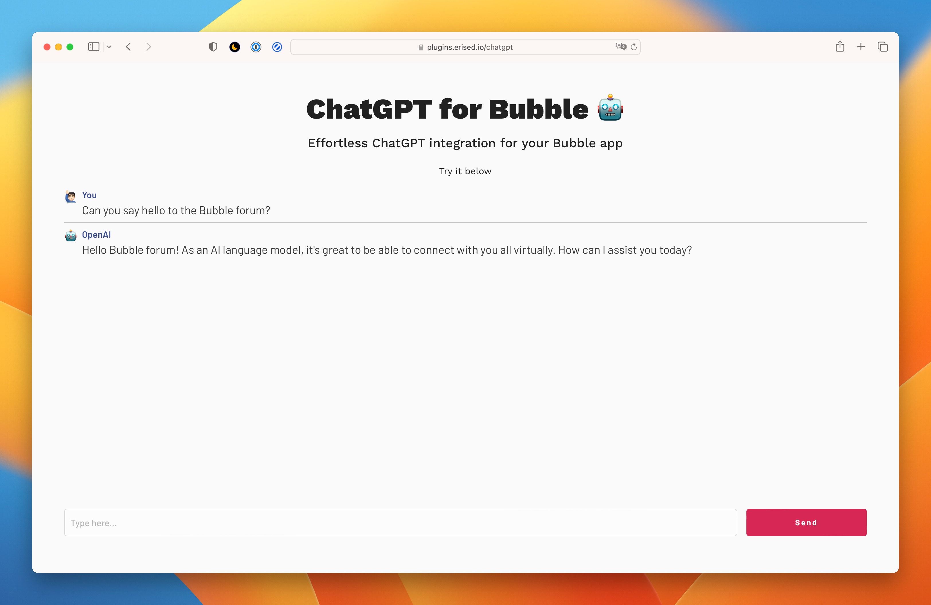ChatGPT | FullGPT | OpenAI Integration - Full ChatGPT API Integration Plugin - Plugins - Bubble ...