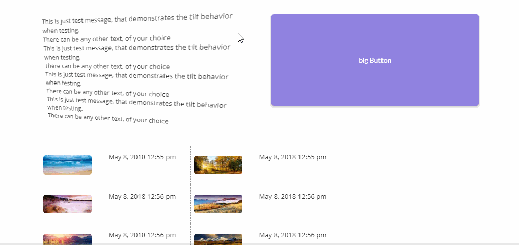 Tilt Elements on Mouse Movement - New Plugin from Zeroqode - Showcase - Bubble Forum