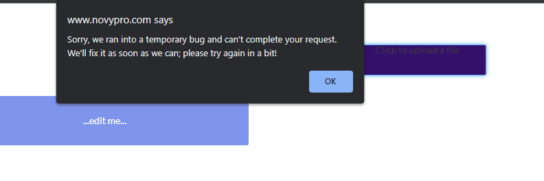 File Uploader Is Not Working Properly Bugs Bubble Forum