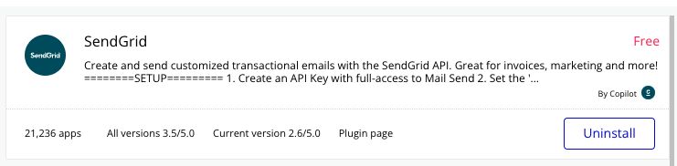 Problem With Sendgrid Plugins Bubble Forum