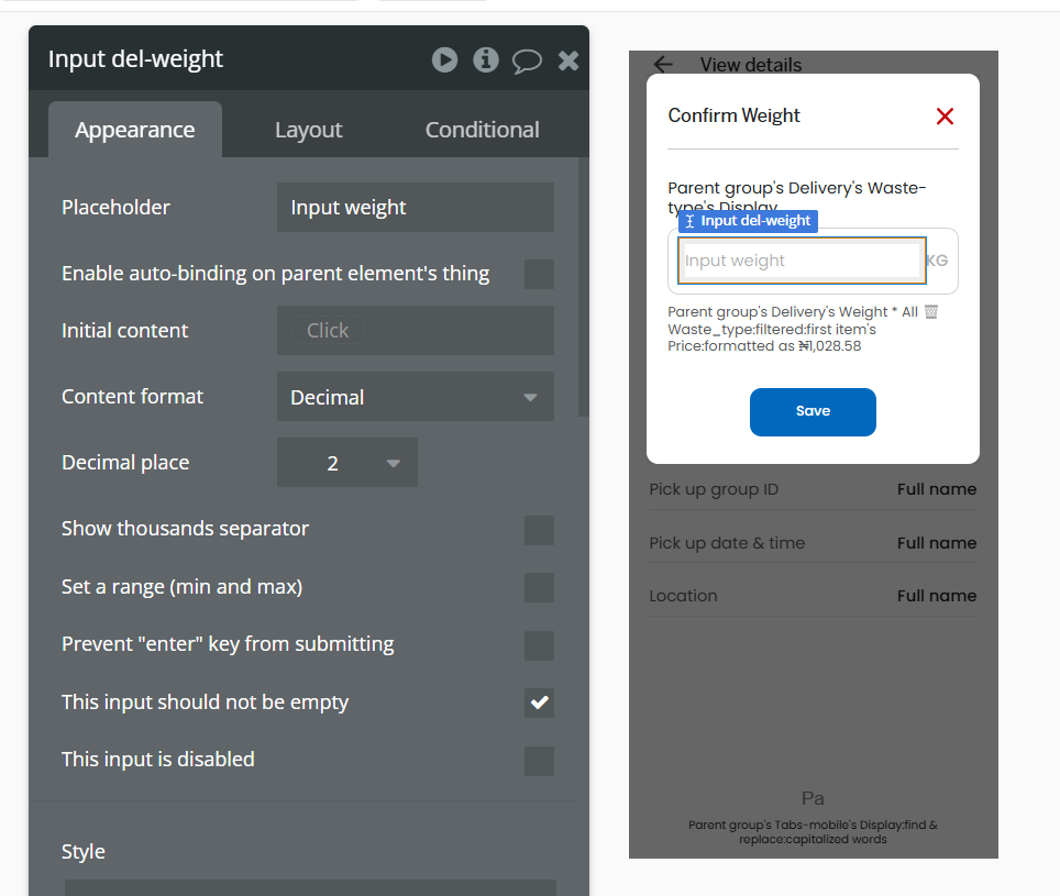 Saving an input in a Repeating Group when a Button is clicked - Database - Bubble Forum