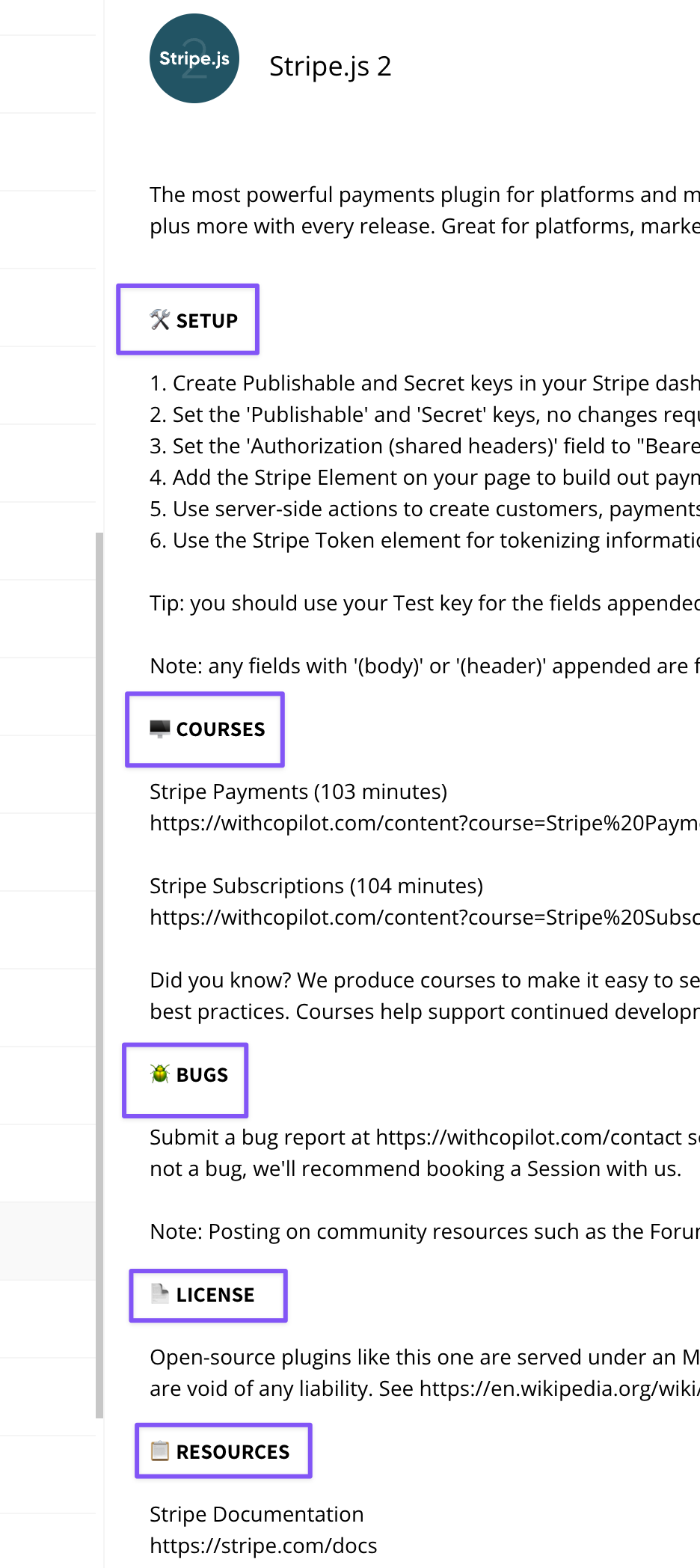 TIL: you can bold your description and fields using unicode characters - Plugin builders ...