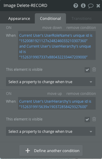 Conditional Appearance(solved) - Need help - Bubble Forum