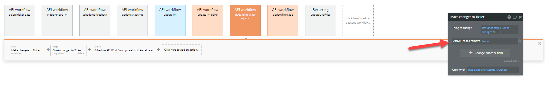 Removing Thing From A List With A Recursive Workflow Database Bubble Forum