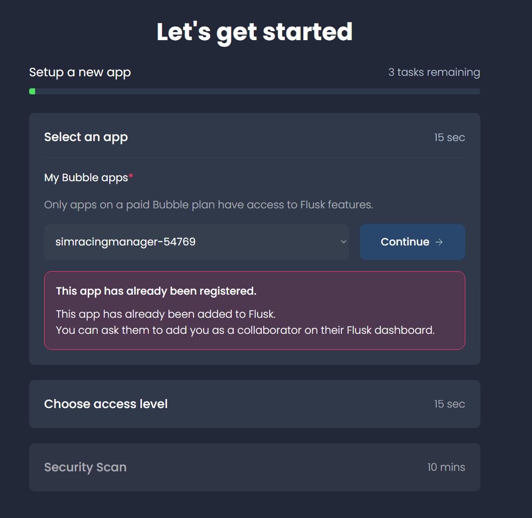 Empty Flusk dashboard - Need help - Bubble Forum