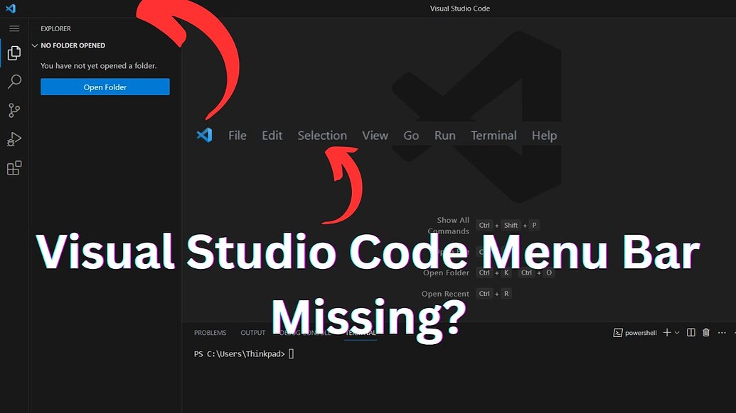Menu bar is hidden - Help - Cursor - Community Forum