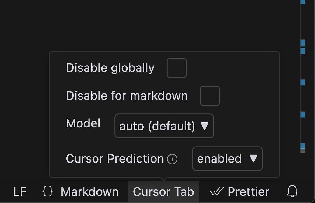 Autocomplete for markdown - very distracting - Feature Requests - Cursor - Community Forum