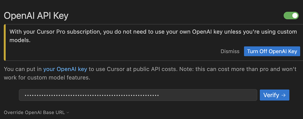 OpenAI API Key randomly toggling off in settings - Bug Reports - Cursor - Community Forum