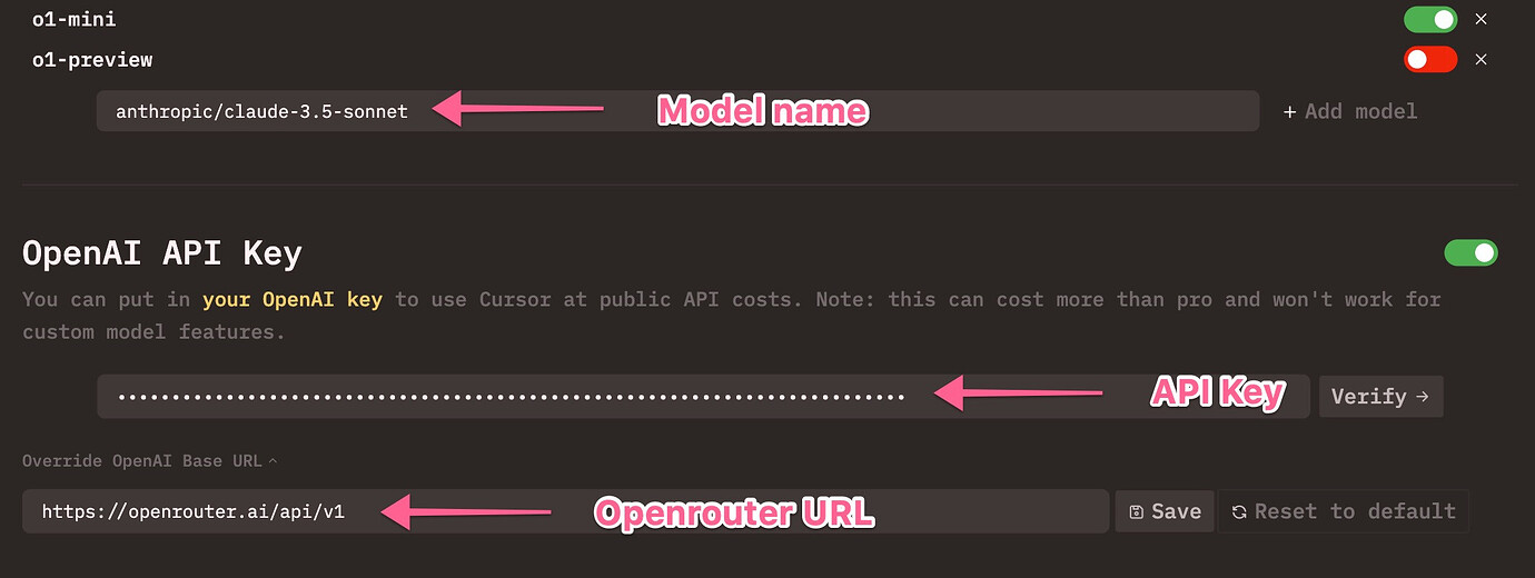 Support for Openrouter.ai - Discussions - Cursor - Community Forum