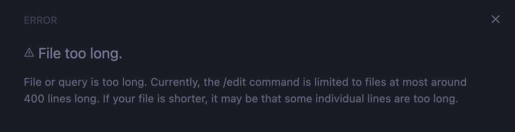 Suddenly I'm getting "File too long" error on 400 lines-long files ...