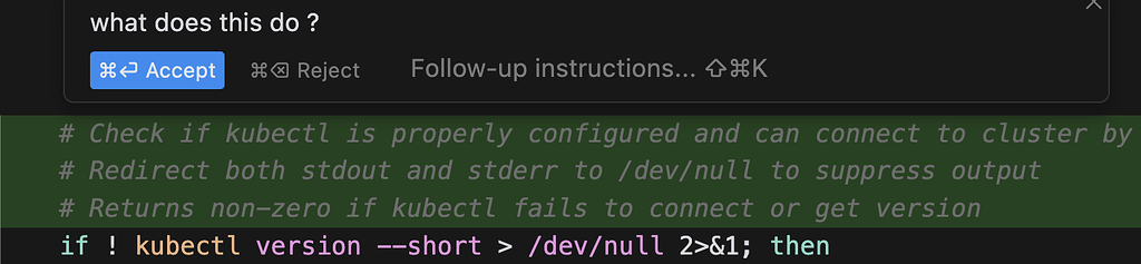 Feature request: We should be able to select the code, followed by a keyboard shortcut to ...