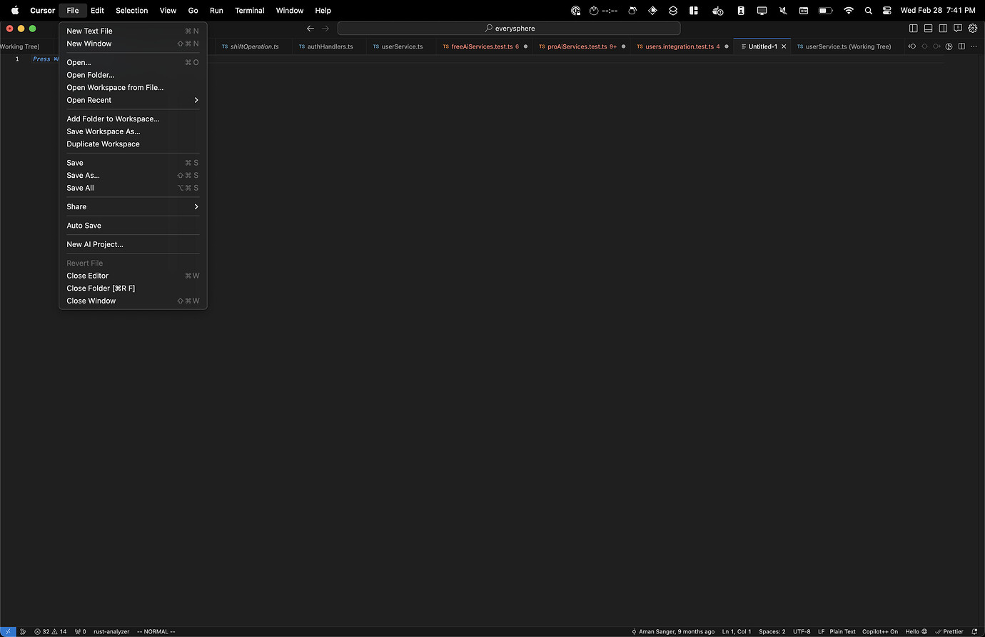 Opening multiple projects at the same time - Discussions - Cursor ...