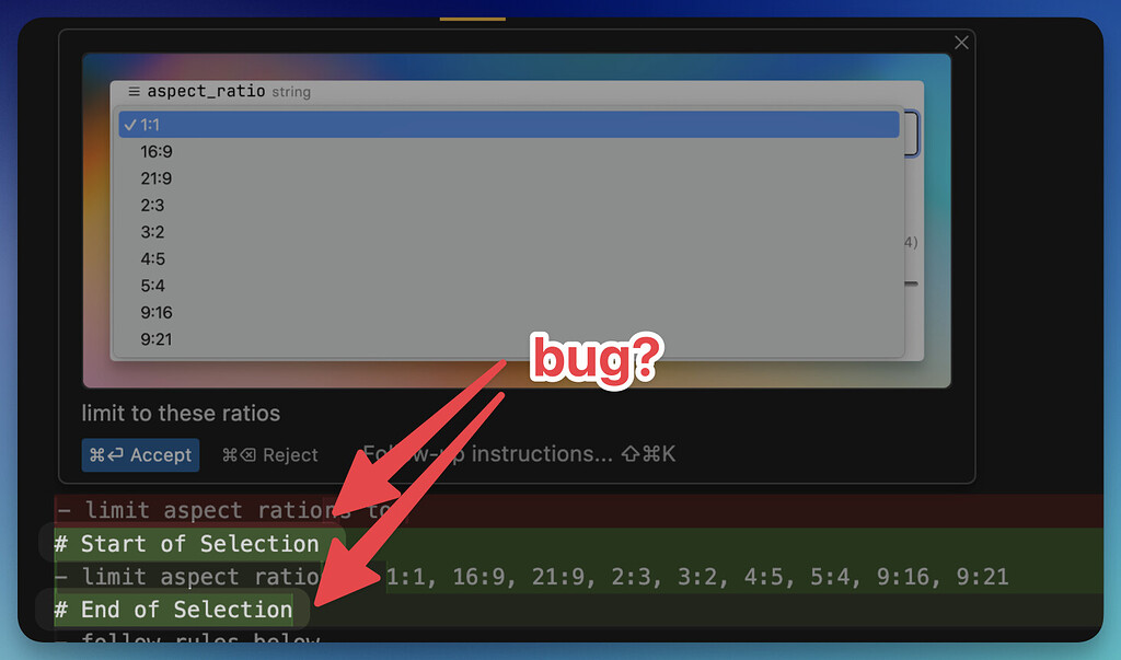 Gpt-4o-mini cmd+k bug - Bug Reports - Cursor - Community Forum