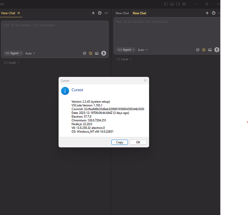 Duplicate chat panels shown when "Open chat as editor" is enabled + add ...