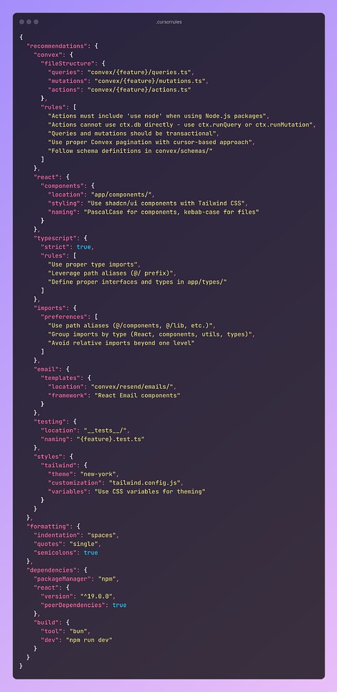 Good examples of .cursorrules file? - Discussions - Cursor - Community ...