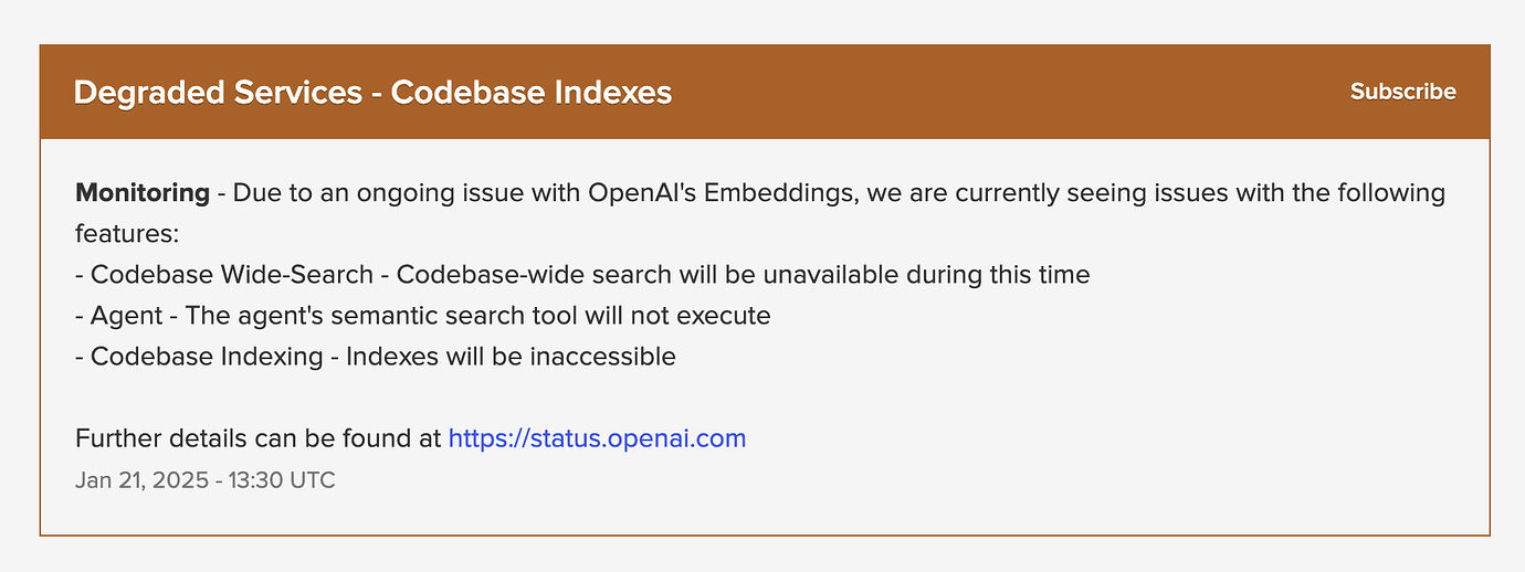 Error Indexing Codebase Codebase Indexing Handshake Failed Discussions Cursor