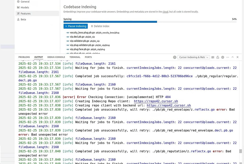 Codebase Indexing Taking Too Long Bug Reports Cursor Community Forum